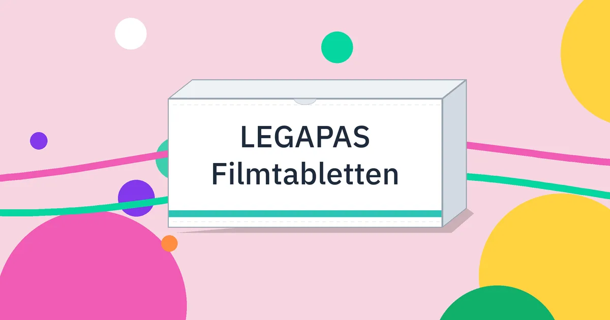 Symbolbild: Packung mit der Aufschrift LEGAPAS Filmtabletten (PZN 01516645) – Verfügbarkeit und Bezug in Apotheken in Frankfurt am Main