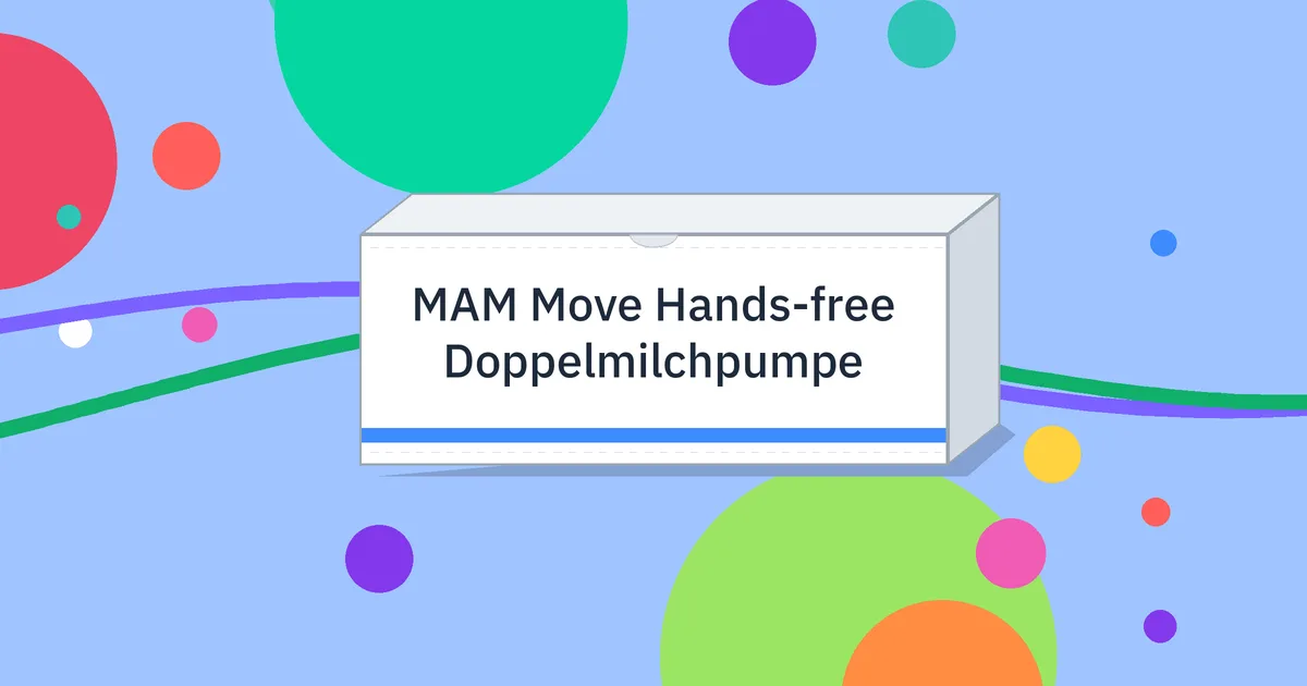 Symbolbild: Packung mit der Aufschrift MAM Move Hands-free Doppelmilchpumpe (PZN 19543200) – Verfügbarkeit und Bezug in Apotheken in Frankfurt am Main