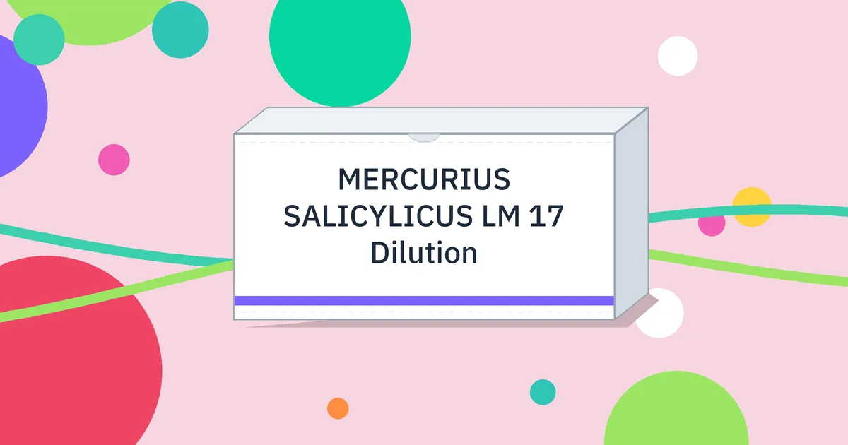 Symbolbild: Packung mit der Aufschrift MERCURIUS SALICYLICUS LM 17 Dilution (PZN 12953679) – Verfügbarkeit und Bezug in Apotheken in Frankfurt am Main