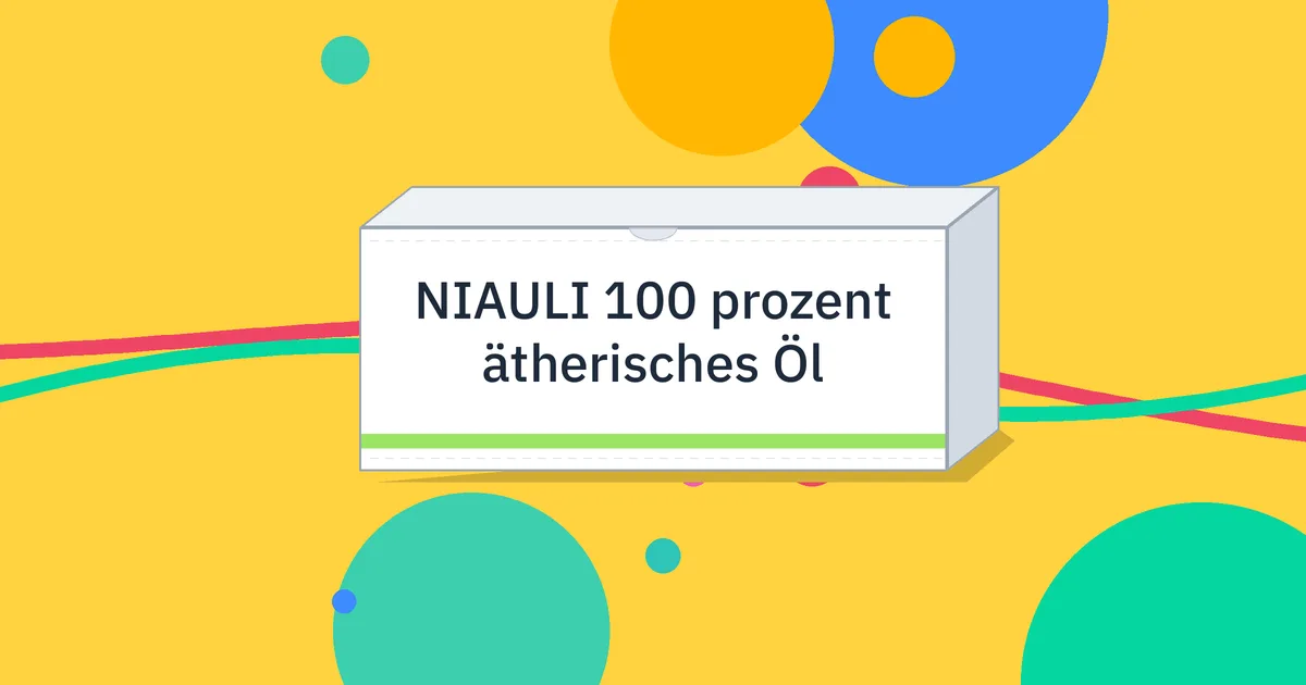 Symbolbild: Packung mit der Aufschrift NIAULI 100 prozent ätherisches Öl (PZN 07206012) – Verfügbarkeit und Bezug in Apotheken in Frankfurt am Main