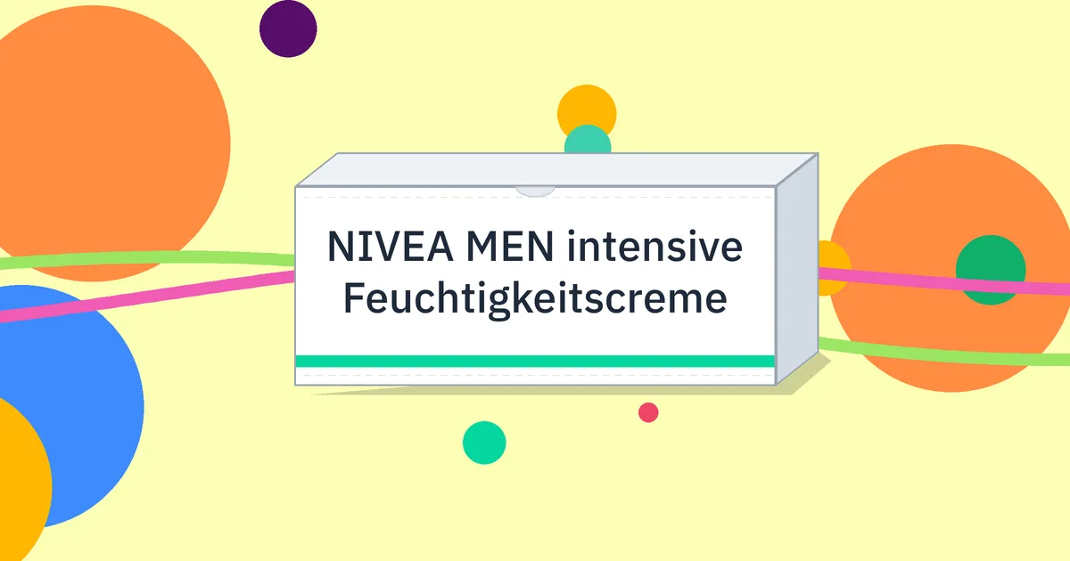 Symbolbild: Packung mit der Aufschrift NIVEA MEN intensive Feuchtigkeitscreme (PZN 11326087) – Verfügbarkeit und Bezug in Apotheken in Frankfurt am Main