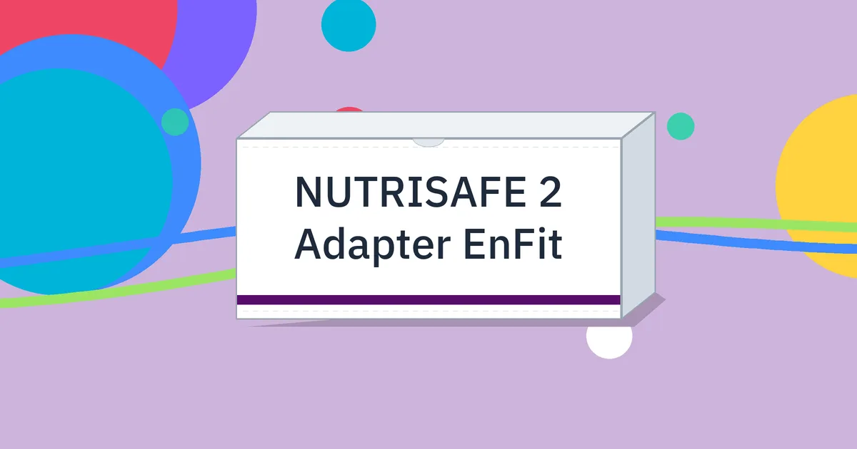 Symbolbild: Packung mit der Aufschrift NUTRISAFE 2 Adapter EnFit (PZN 11585995) – Verfügbarkeit und Bezug in Apotheken in Frankfurt am Main