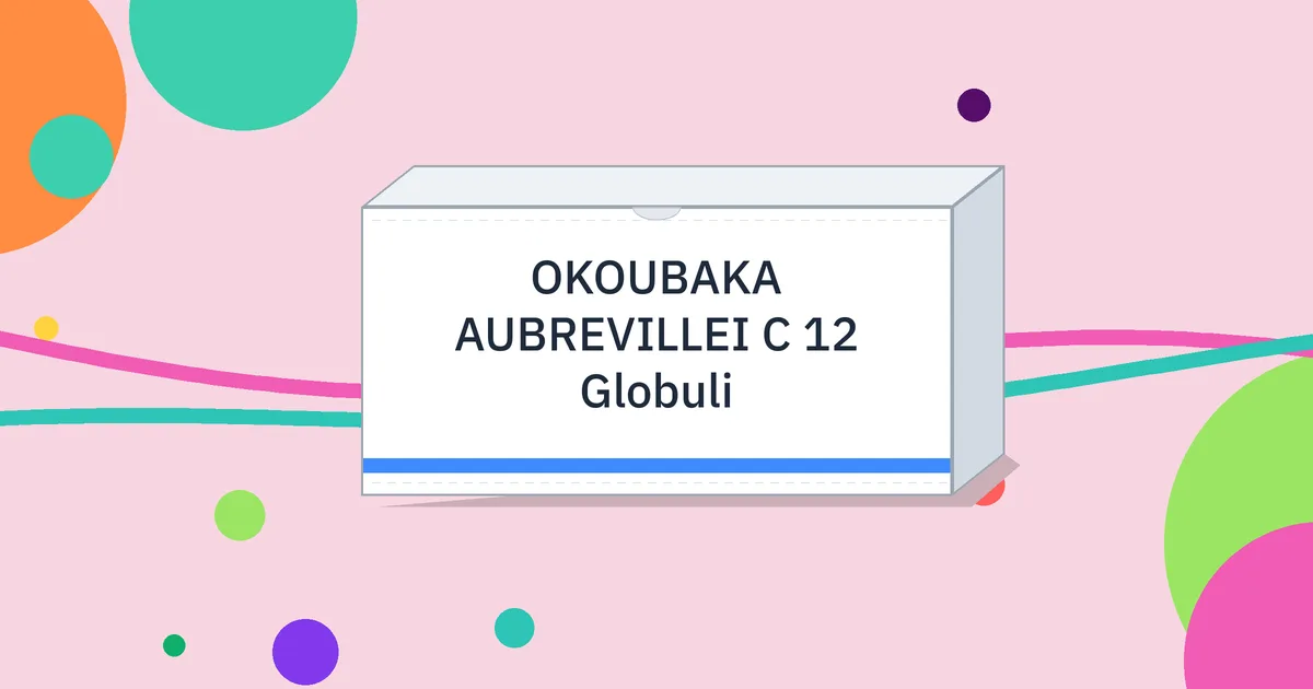 Symbolbild: Packung mit der Aufschrift OKOUBAKA AUBREVILLEI C 12 Globuli (PZN 16670719) – Verfügbarkeit und Bezug in Apotheken in Frankfurt am Main