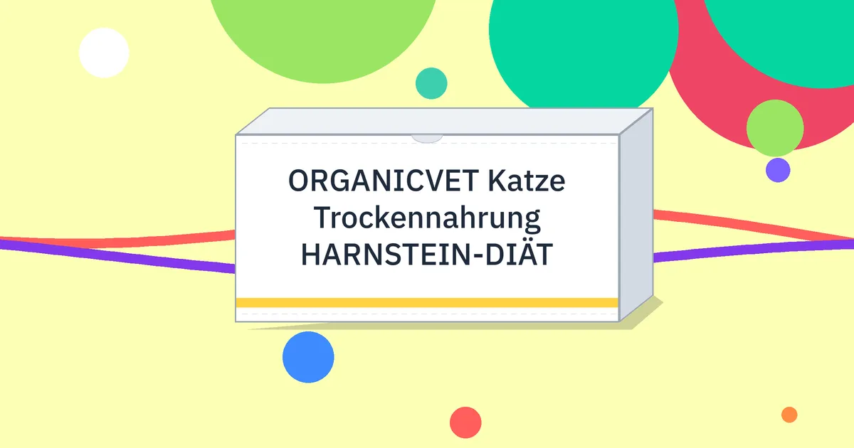 Symbolbild: Packung mit der Aufschrift ORGANICVET Katze Trockennahrung HARNSTEIN-DIÄT (PZN 12354128) – Verfügbarkeit und Bezug in Apotheken in Frankfurt am Main