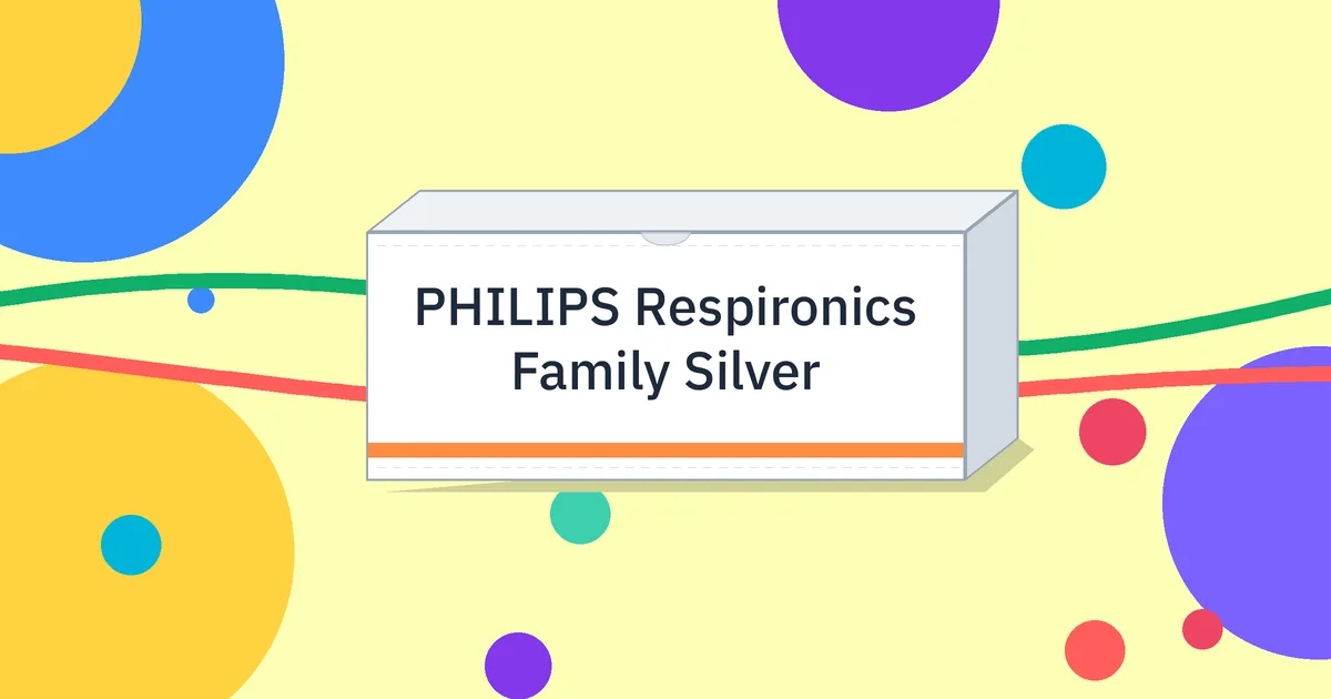 Symbolbild: Packung mit der Aufschrift PHILIPS Respironics Family Silver (PZN 01289592) – Verfügbarkeit und Bezug in Apotheken in Frankfurt am Main