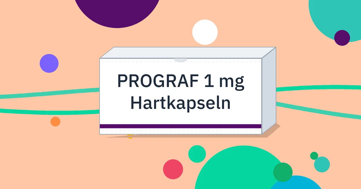 Symbolbild: Packung mit der Aufschrift PROGRAF 1 mg Hartkapseln (PZN 03274471) – Verfügbarkeit und Bezug in Apotheken in Frankfurt am Main