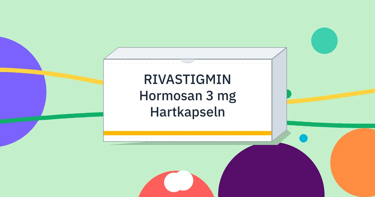 Symbolbild: Packung mit der Aufschrift RIVASTIGMIN Hormosan 3 mg Hartkapseln (PZN 09724076) – Verfügbarkeit und Bezug in Apotheken in Frankfurt am Main