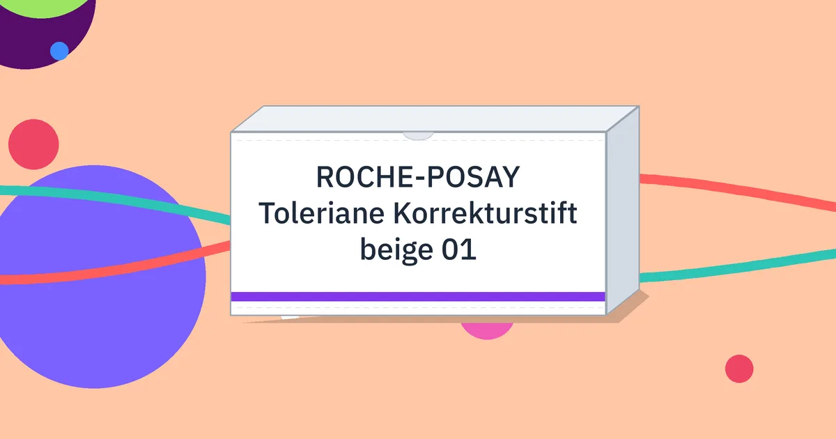 Symbolbild: Packung mit der Aufschrift ROCHE-POSAY Toleriane Korrekturstift beige 01 (PZN 07294890) – Verfügbarkeit und Bezug in Apotheken in Frankfurt am Main