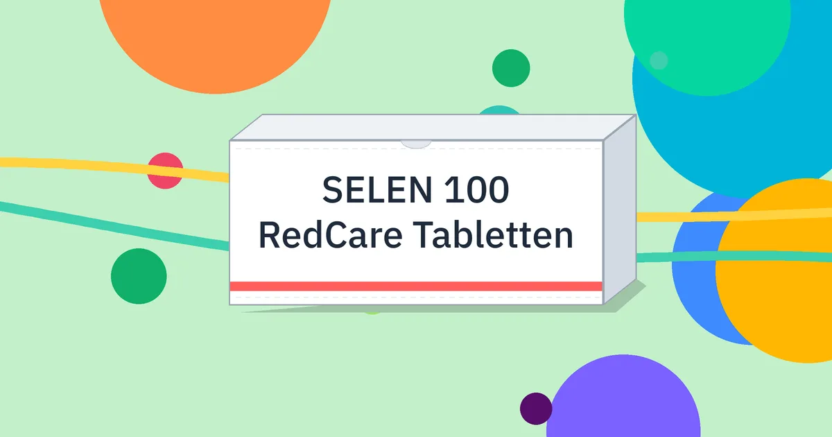 Symbolbild: Packung mit der Aufschrift SELEN 100 RedCare Tabletten (PZN 17268764) – Verfügbarkeit und Bezug in Apotheken in Frankfurt am Main