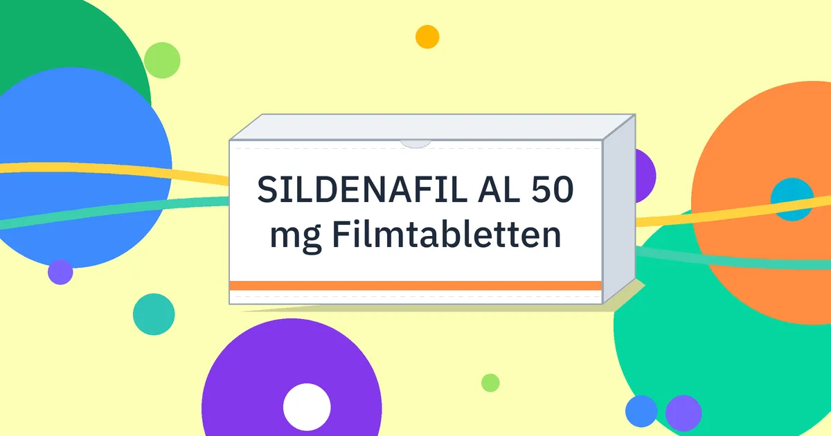 Symbolbild: Packung mit der Aufschrift SILDENAFIL AL 50 mg Filmtabletten (PZN 02819767) – Verfügbarkeit und Bezug in Apotheken in Frankfurt am Main