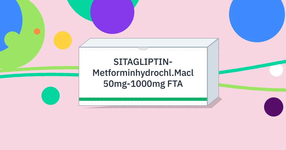Symbolbild: Packung mit der Aufschrift SITAGLIPTIN-Metforminhydrochl.Macl 50mg-1000mg FTA (PZN 20163572) – Verfügbarkeit und Bezug in Apotheken in Frankfurt am Main