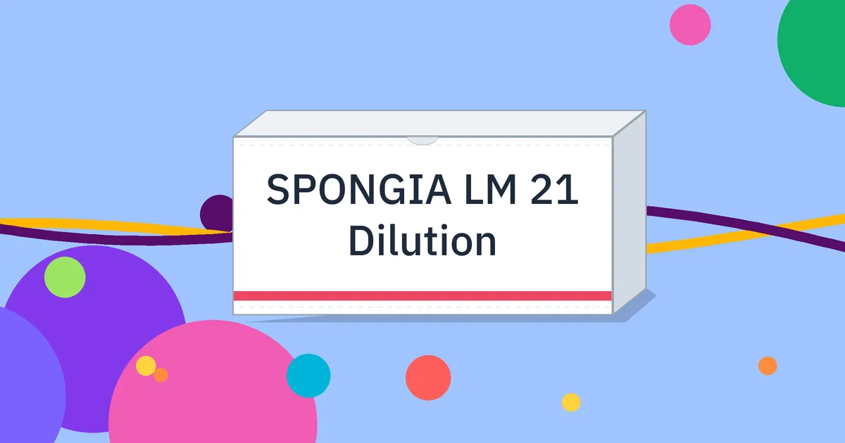 Symbolbild: Packung mit der Aufschrift SPONGIA LM 21 Dilution (PZN 13196594) – Verfügbarkeit und Bezug in Apotheken in Frankfurt am Main