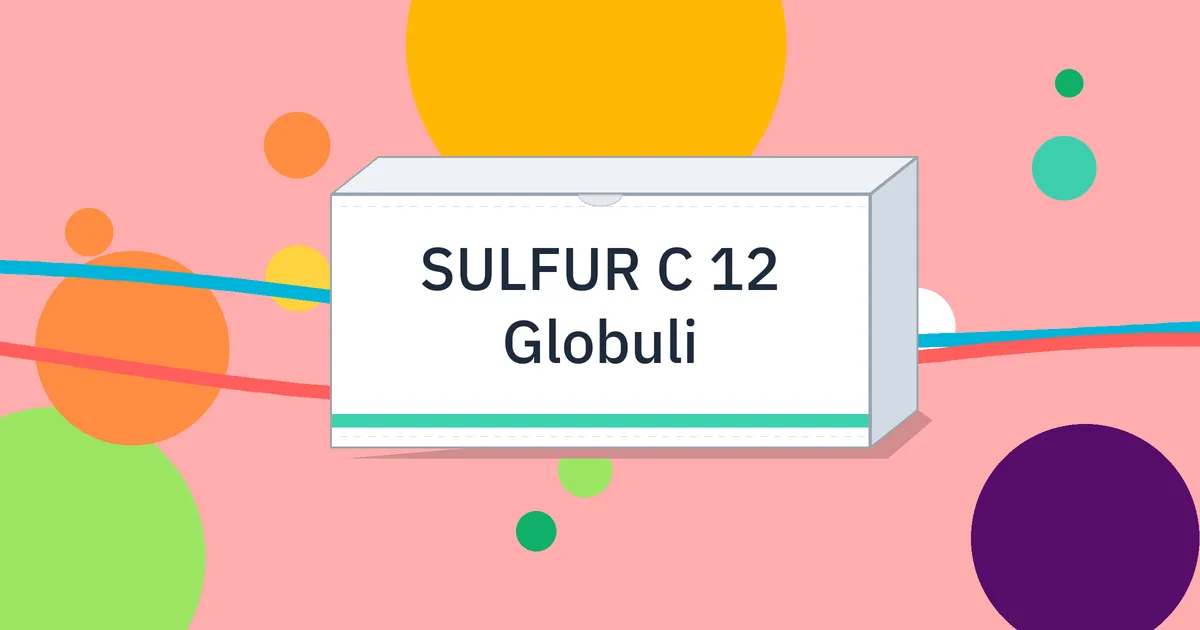 Symbolbild: Packung mit der Aufschrift SULFUR C 12 Globuli (PZN 04238750) – Verfügbarkeit und Bezug in Apotheken in Frankfurt am Main