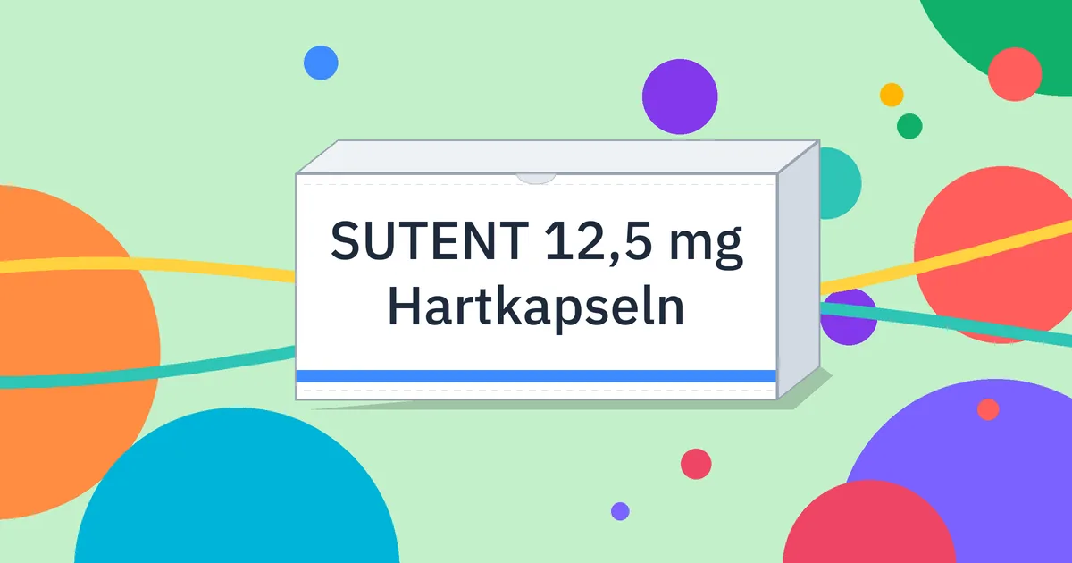 Symbolbild: Packung mit der Aufschrift SUTENT 12,5 mg Hartkapseln (PZN 12595694) – Verfügbarkeit und Bezug in Apotheken in Frankfurt am Main