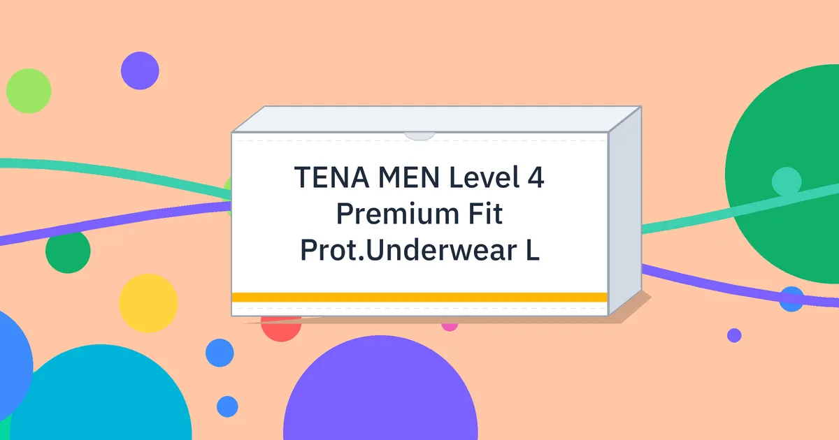 Symbolbild: Packung mit der Aufschrift TENA MEN Level 4 Premium Fit Prot.Underwear L (PZN 12575102) – Verfügbarkeit und Bezug in Apotheken in Frankfurt am Main