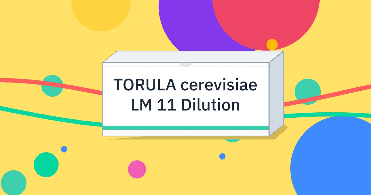 Symbolbild: Packung mit der Aufschrift TORULA cerevisiae LM 11 Dilution (PZN 13225723) – Verfügbarkeit und Bezug in Apotheken in Frankfurt am Main