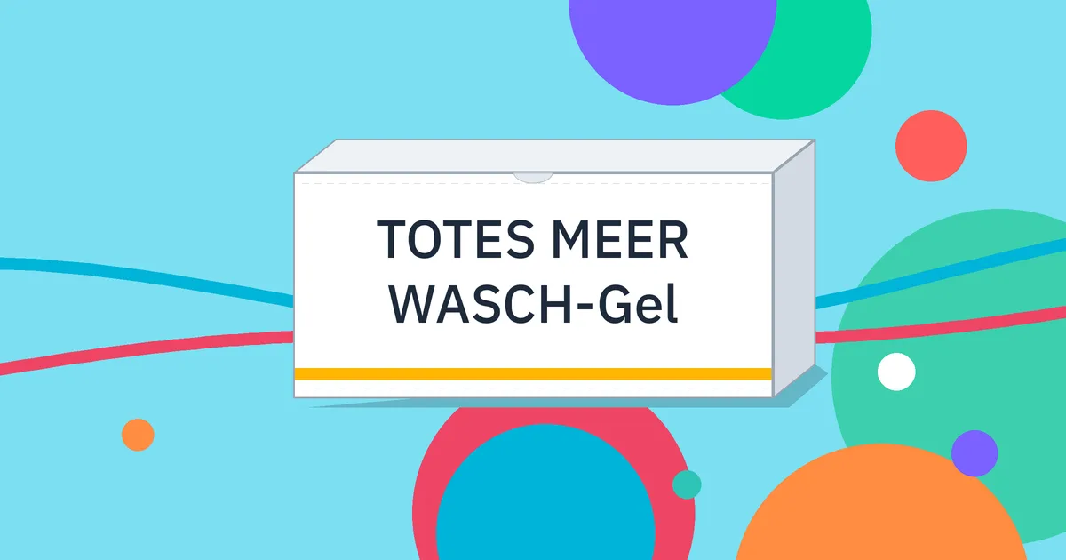 Symbolbild: Packung mit der Aufschrift TOTES MEER WASCH-Gel (PZN 10830547) – Verfügbarkeit und Bezug in Apotheken in Frankfurt am Main