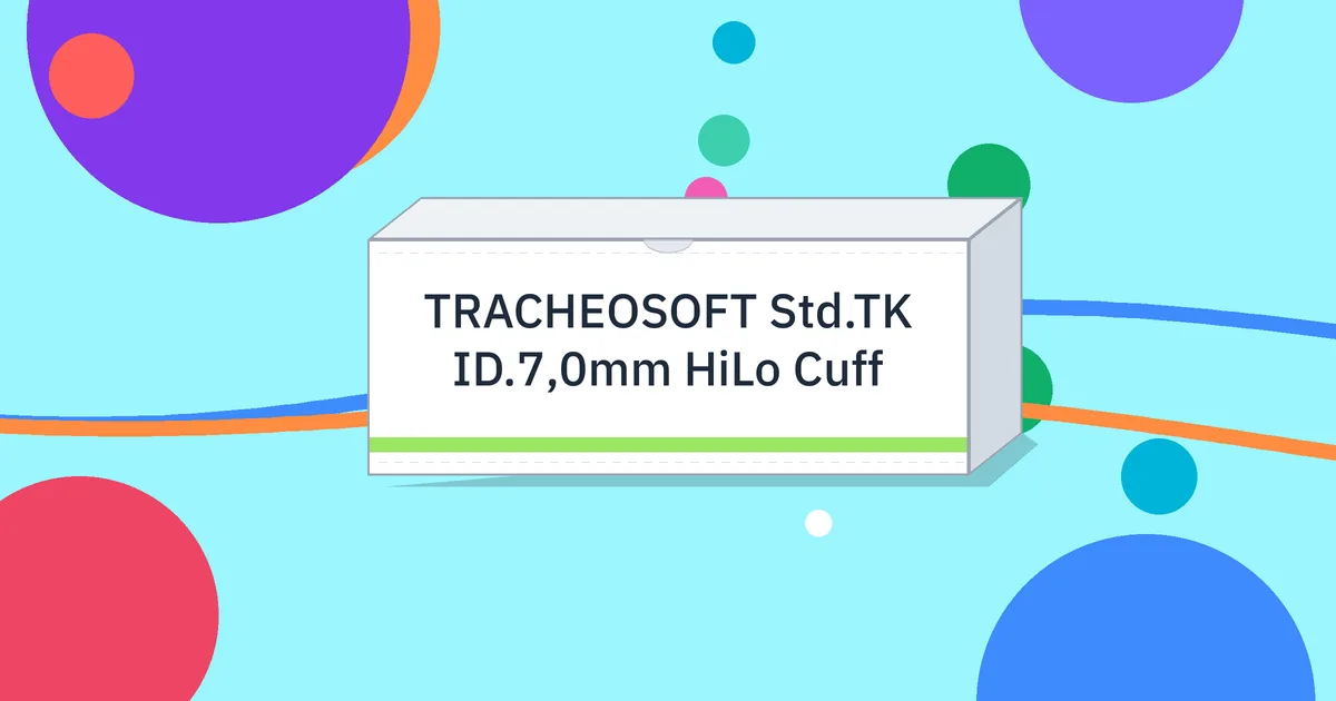 Symbolbild: Packung mit der Aufschrift TRACHEOSOFT Std.TK ID.7,0mm HiLo Cuff (PZN 04109745) – Verfügbarkeit und Bezug in Apotheken in Frankfurt am Main