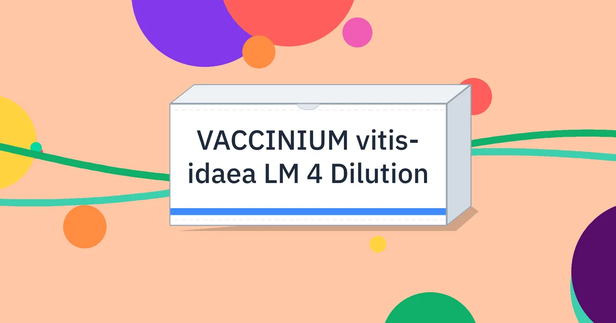Symbolbild: Packung mit der Aufschrift VACCINIUM vitis-idaea LM 4 Dilution (PZN 13260582) – Verfügbarkeit und Bezug in Apotheken in Frankfurt am Main