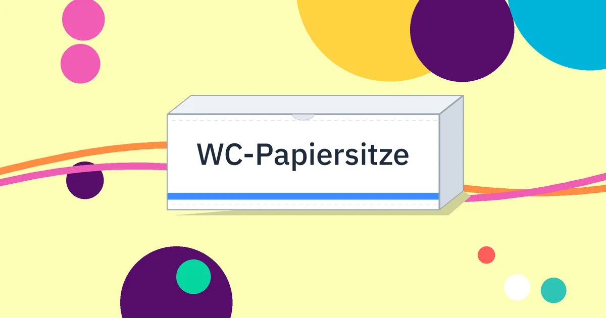 Symbolbild: Packung mit der Aufschrift WC-Papiersitze (PZN 03908094) – Verfügbarkeit und Bezug in Apotheken in Frankfurt am Main