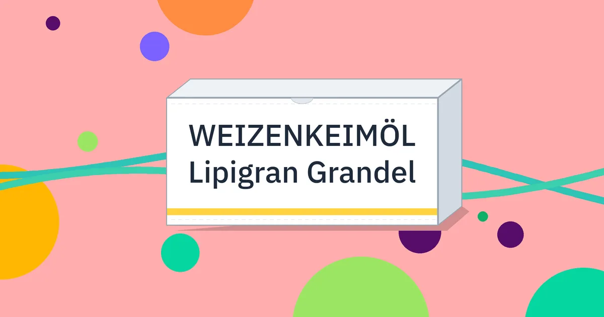 Symbolbild: Packung mit der Aufschrift WEIZENKEIMÖL Lipigran Grandel (PZN 03547124) – Verfügbarkeit und Bezug in Apotheken in Frankfurt am Main