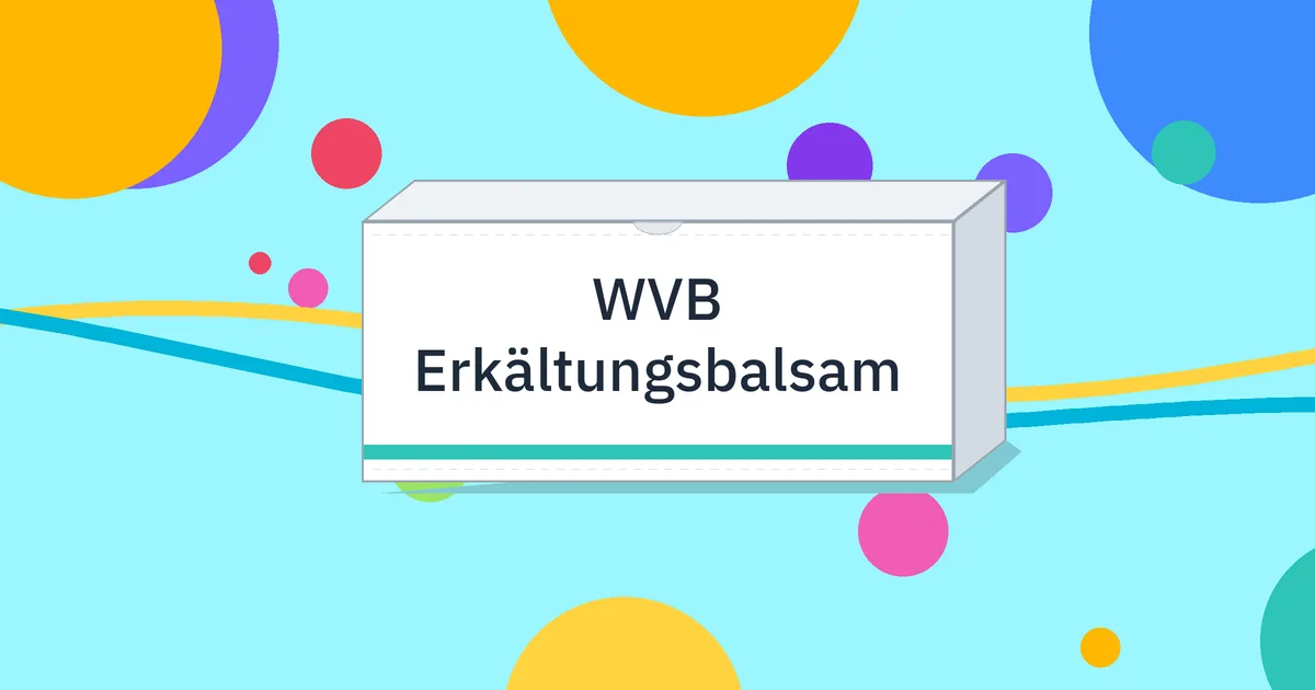 Symbolbild: Packung mit der Aufschrift WVB Erkältungsbalsam (PZN 16146183) – Verfügbarkeit und Bezug in Apotheken in Frankfurt am Main
