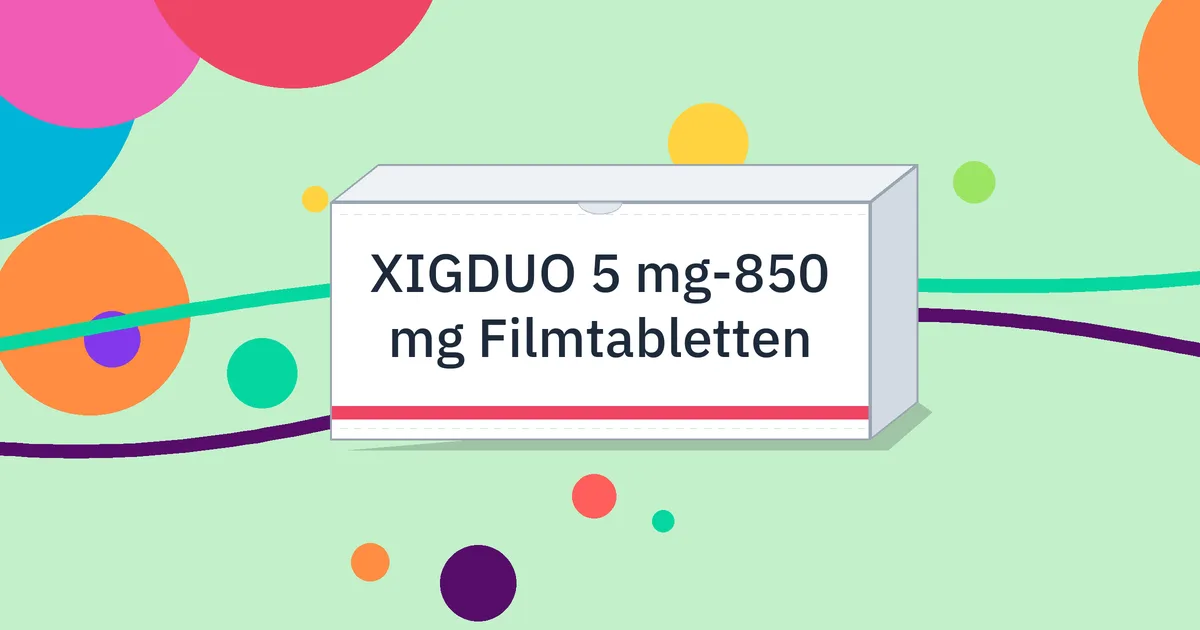 Symbolbild: Packung mit der Aufschrift XIGDUO 5 mg-850 mg Filmtabletten (PZN 16850189) – Verfügbarkeit und Bezug in Apotheken in Frankfurt am Main