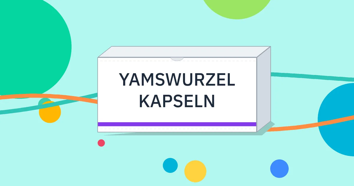 Symbolbild: Packung mit der Aufschrift YAMSWURZEL KAPSELN (PZN 19688358) – Verfügbarkeit und Bezug in Apotheken in Frankfurt am Main