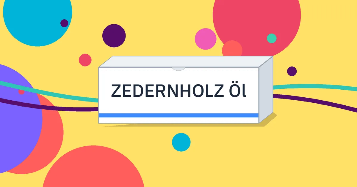 Symbolbild: Packung mit der Aufschrift ZEDERNHOLZ Öl (PZN 03681779) – Verfügbarkeit und Bezug in Apotheken in Frankfurt am Main