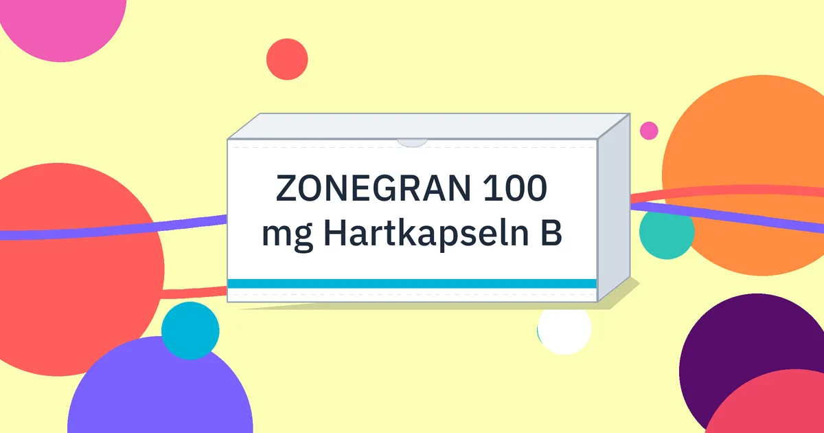 Symbolbild: Packung mit der Aufschrift ZONEGRAN 100 mg Hartkapseln B (PZN 06793958) – Verfügbarkeit und Bezug in Apotheken in Frankfurt am Main