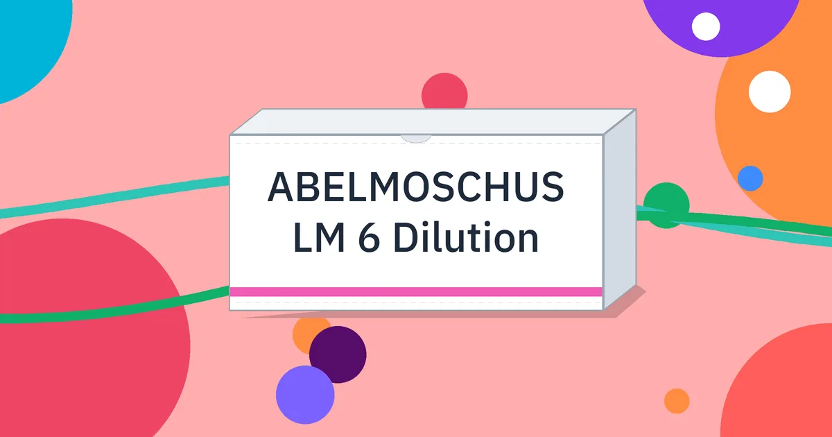 Symbolbild: Packung mit der Aufschrift ABELMOSCHUS LM 6 Dilution (PZN 12750120) – Verfügbarkeit und Bezug in Apotheken in Frankfurt am Main