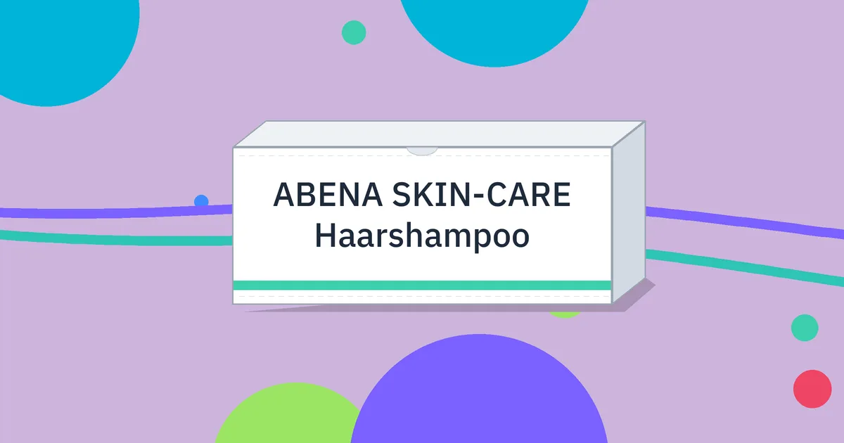 Symbolbild: Packung mit der Aufschrift ABENA SKIN-CARE Haarshampoo (PZN 15384377) – Verfügbarkeit und Bezug in Apotheken in Frankfurt am Main