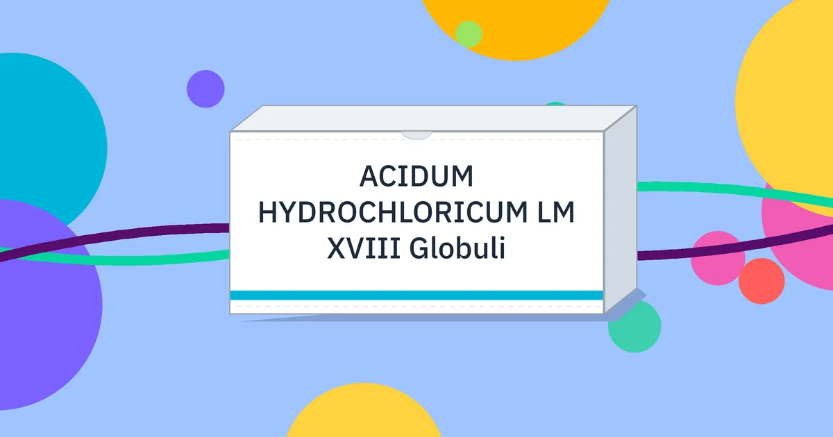 Symbolbild: Packung mit der Aufschrift ACIDUM HYDROCHLORICUM LM XVIII Globuli (PZN 04500573) – Verfügbarkeit und Bezug in Apotheken in Frankfurt am Main