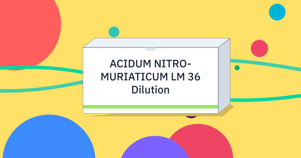 Symbolbild: Packung mit der Aufschrift ACIDUM NITRO-MURIATICUM LM 36 Dilution (PZN 13280596) – Verfügbarkeit und Bezug in Apotheken in Frankfurt am Main