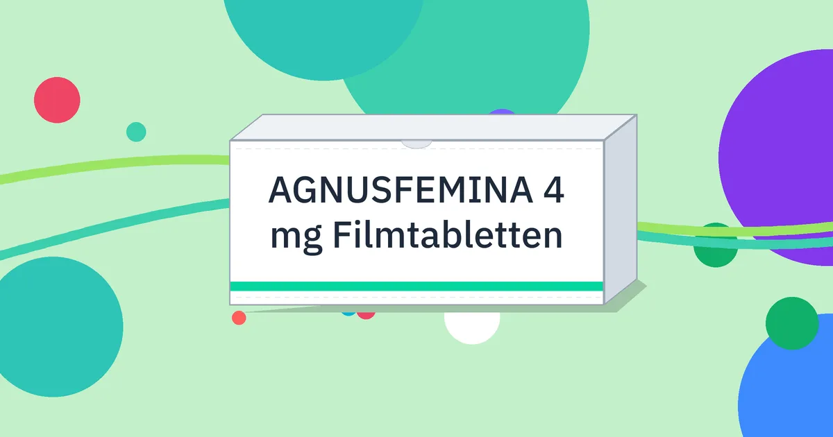Symbolbild: Packung mit der Aufschrift AGNUSFEMINA 4 mg Filmtabletten (PZN 03781363) – Verfügbarkeit und Bezug in Apotheken in Frankfurt am Main