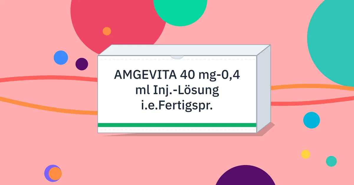 Symbolbild: Packung mit der Aufschrift AMGEVITA 40 mg-0,4 ml Inj.-Lösung i.e.Fertigspr. (PZN 19685590) – Verfügbarkeit und Bezug in Apotheken in Frankfurt am Main