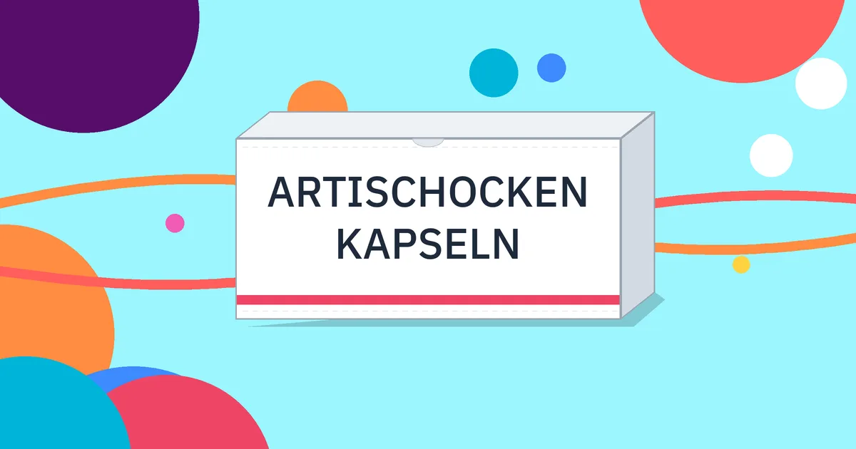 Symbolbild: Packung mit der Aufschrift ARTISCHOCKEN KAPSELN (PZN 02201145) – Verfügbarkeit und Bezug in Apotheken in Frankfurt am Main