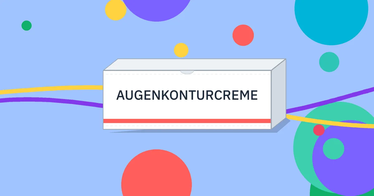 Symbolbild: Packung mit der Aufschrift AUGENKONTURCREME (PZN 20375618) – Verfügbarkeit und Bezug in Apotheken in Frankfurt am Main