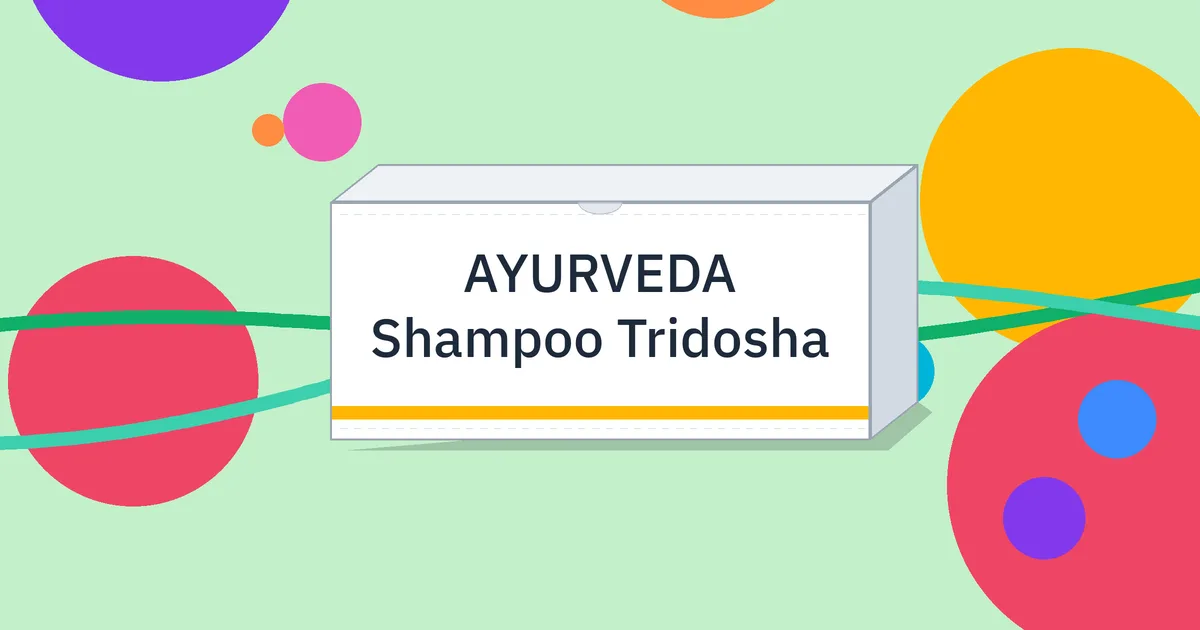 Symbolbild: Packung mit der Aufschrift AYURVEDA Shampoo Tridosha (PZN 15407262) – Verfügbarkeit und Bezug in Apotheken in Frankfurt am Main