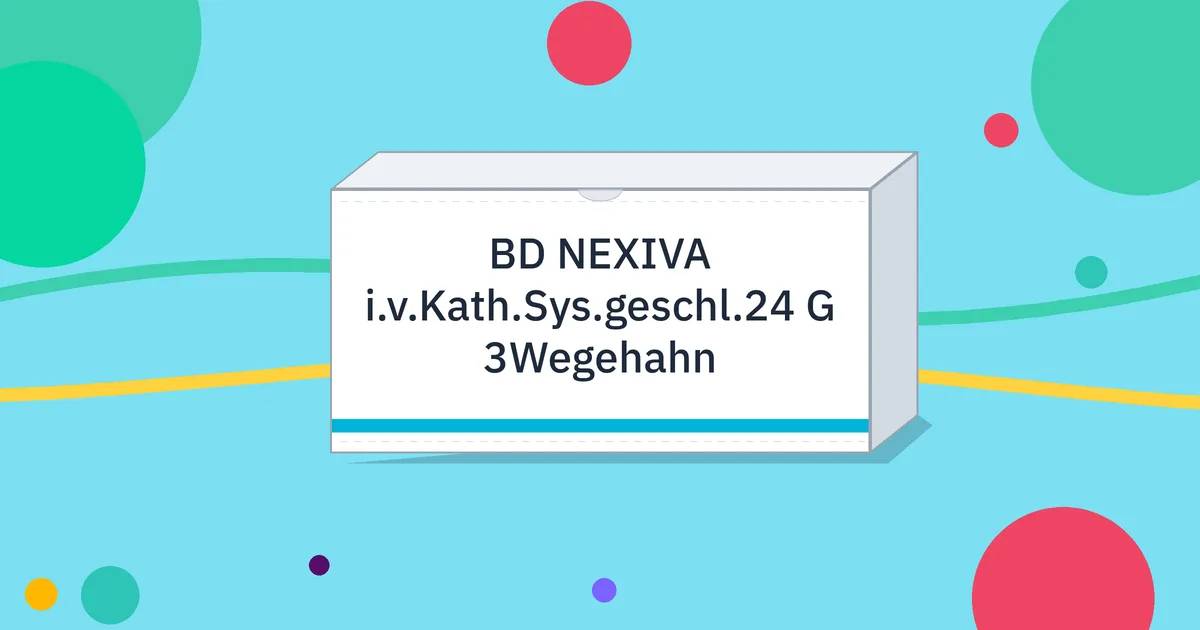 Symbolbild: Packung mit der Aufschrift BD NEXIVA i.v.Kath.Sys.geschl.24 G 3Wegehahn (PZN 08404501) – Verfügbarkeit und Bezug in Apotheken in Frankfurt am Main