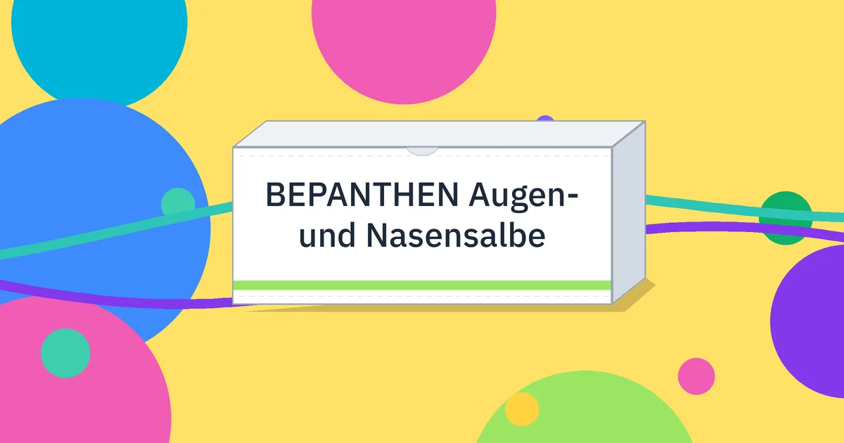 Symbolbild: Packung mit der Aufschrift BEPANTHEN Augen- und Nasensalbe (PZN 01578675) – Verfügbarkeit und Bezug in Apotheken in Frankfurt am Main