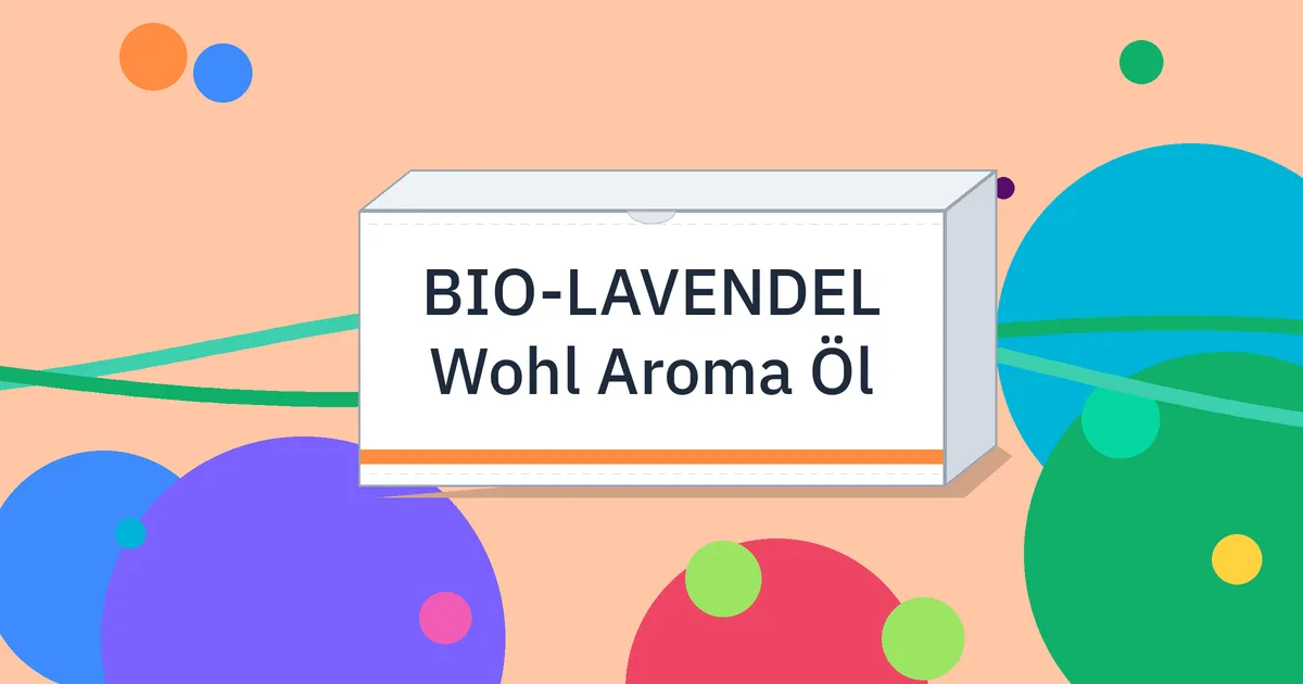 Symbolbild: Packung mit der Aufschrift BIO-LAVENDEL Wohl Aroma Öl (PZN 18881633) – Verfügbarkeit und Bezug in Apotheken in Frankfurt am Main