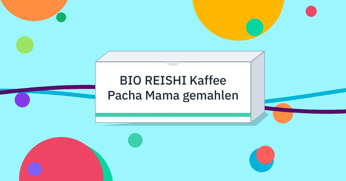 Symbolbild: Packung mit der Aufschrift BIO REISHI Kaffee Pacha Mama gemahlen (PZN 14299646) – Verfügbarkeit und Bezug in Apotheken in Frankfurt am Main