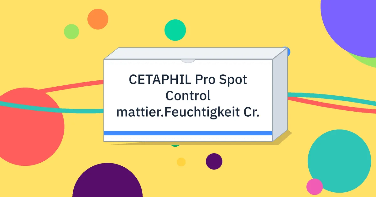 Symbolbild: Packung mit der Aufschrift CETAPHIL Pro Spot Control mattier.Feuchtigkeit Cr. (PZN 20007547) – Verfügbarkeit und Bezug in Apotheken in Frankfurt am Main