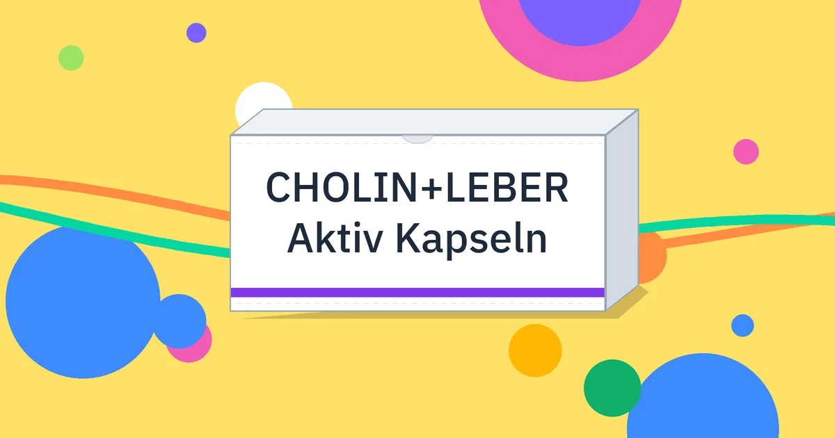 Symbolbild: Packung mit der Aufschrift CHOLIN+LEBER Aktiv Kapseln (PZN 19642971) – Verfügbarkeit und Bezug in Apotheken in Frankfurt am Main