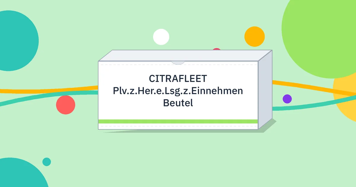 Symbolbild: Packung mit der Aufschrift CITRAFLEET Plv.z.Her.e.Lsg.z.Einnehmen Beutel (PZN 05119987) – Verfügbarkeit und Bezug in Apotheken in Frankfurt am Main