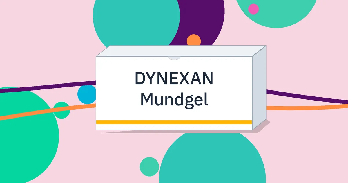 Symbolbild: Packung mit der Aufschrift DYNEXAN Mundgel (PZN 17396999) – Verfügbarkeit und Bezug in Apotheken in Frankfurt am Main