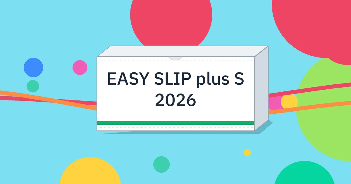 Symbolbild: Packung mit der Aufschrift EASY SLIP plus S 2026 (PZN 20224428) – Verfügbarkeit und Bezug in Apotheken in Frankfurt am Main