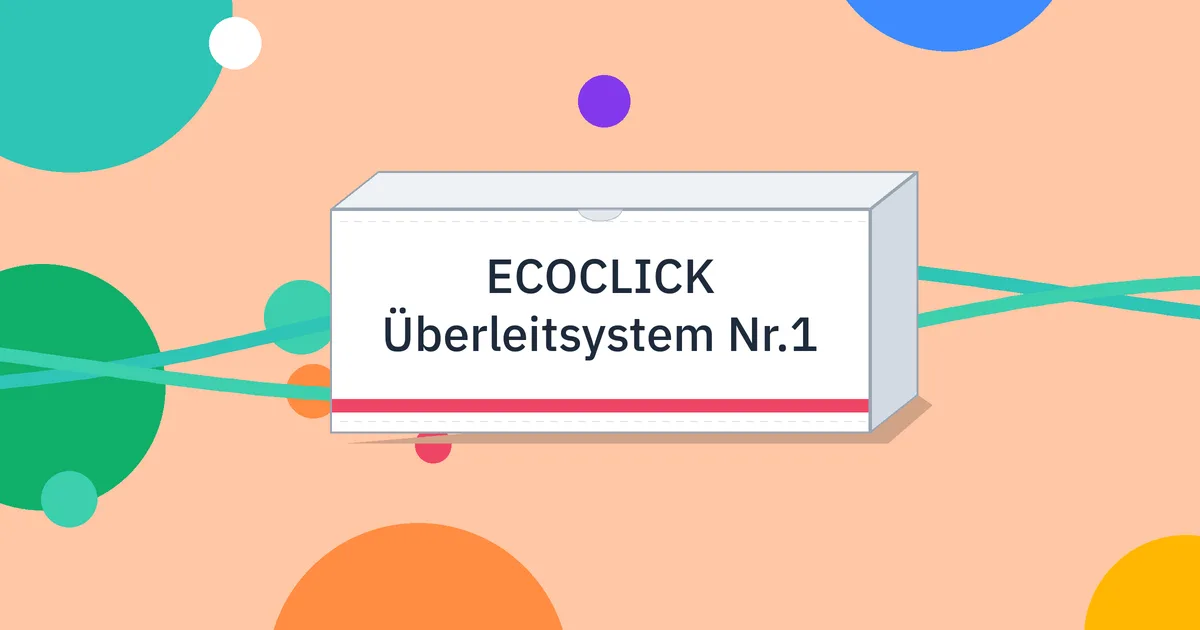 Symbolbild: Packung mit der Aufschrift ECOCLICK Überleitsystem Nr.1 (PZN 00498632) – Verfügbarkeit und Bezug in Apotheken in Frankfurt am Main