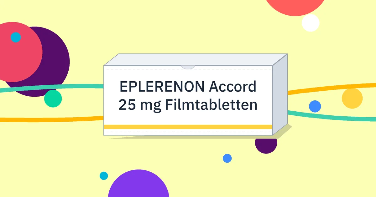 Symbolbild: Packung mit der Aufschrift EPLERENON Accord 25 mg Filmtabletten (PZN 19263647) – Verfügbarkeit und Bezug in Apotheken in Frankfurt am Main
